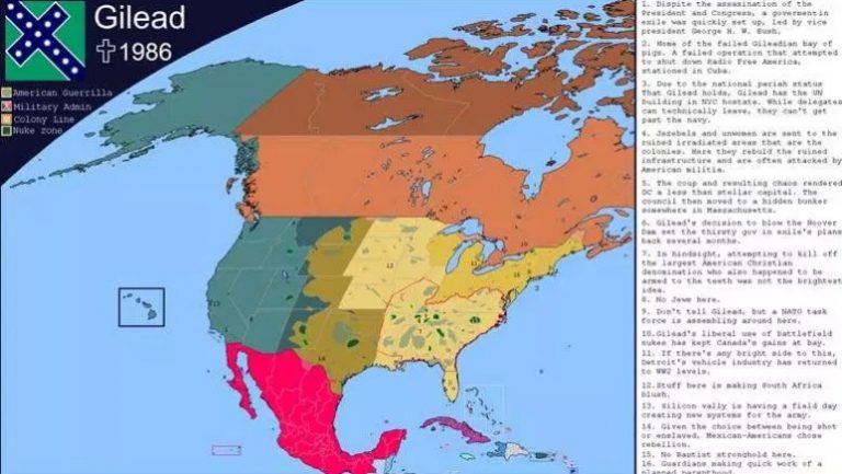 The Handmaid's Tale: A Map of Gilead vs the US in Season 2