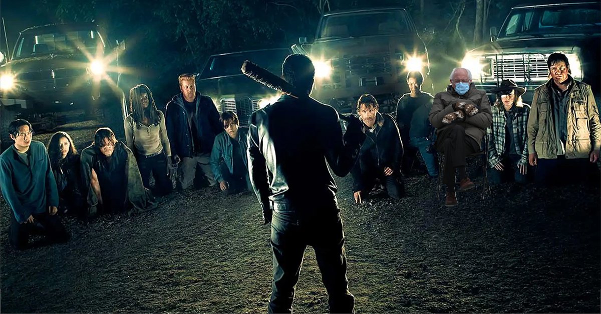 These Bernie Memes for The Walking Dead Win the Apocalypse