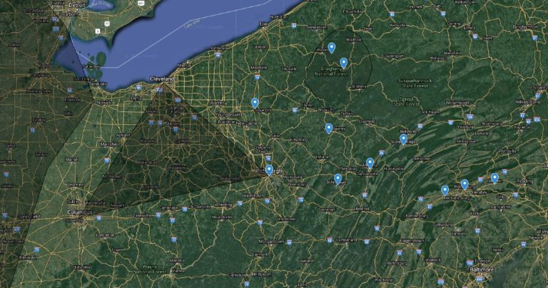 Map of Real World Locations in SEE on Apple TV+