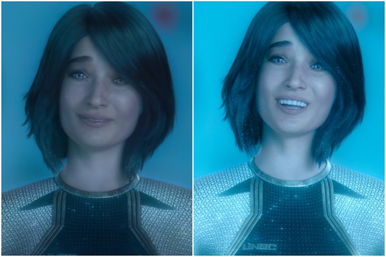 Cortana in Halo Trailer vs Episode 3: Blue Color Evolves [PHOTOS]
