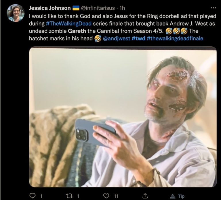 Gareth's Surprise The Walking Dead Appearance Goes Viral
