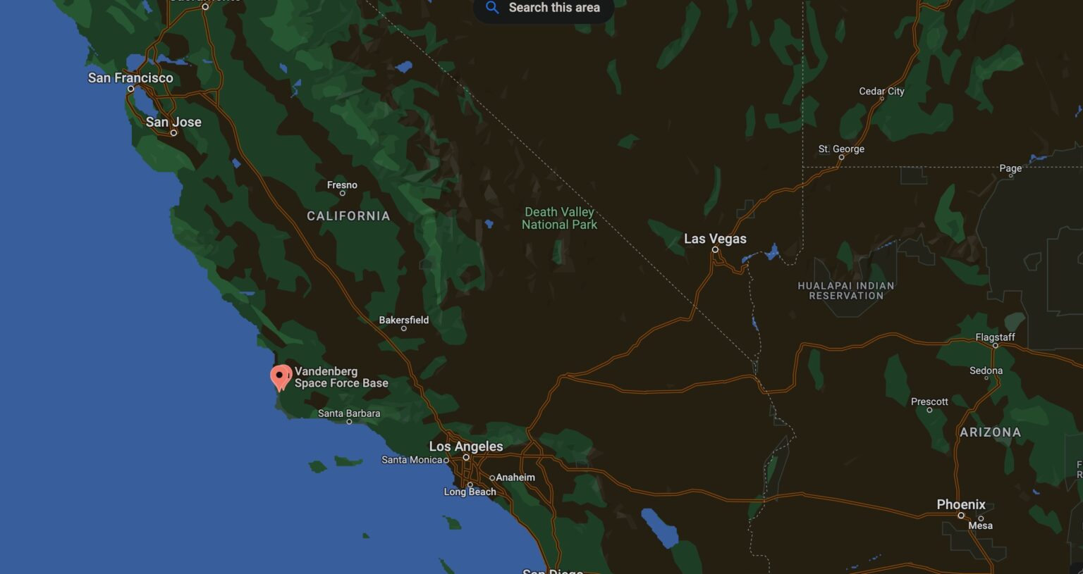 Pilot: Football-Sized Red Square UFO Seen at Vandenberg Base