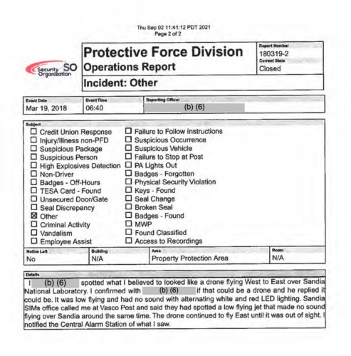 Read UFO & UAP Documents Released by Department of Energy