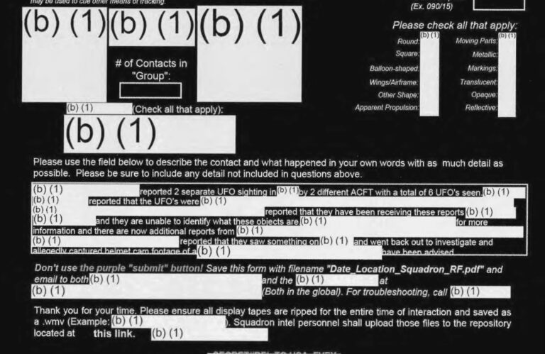 Read the Navy's 109 Pages of New UFO Sightings, Including One with Whales